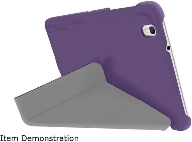 rooCASE Purple Slim Shell Origami Case For Samsung Galaxy Tab Pro 8.4 ...