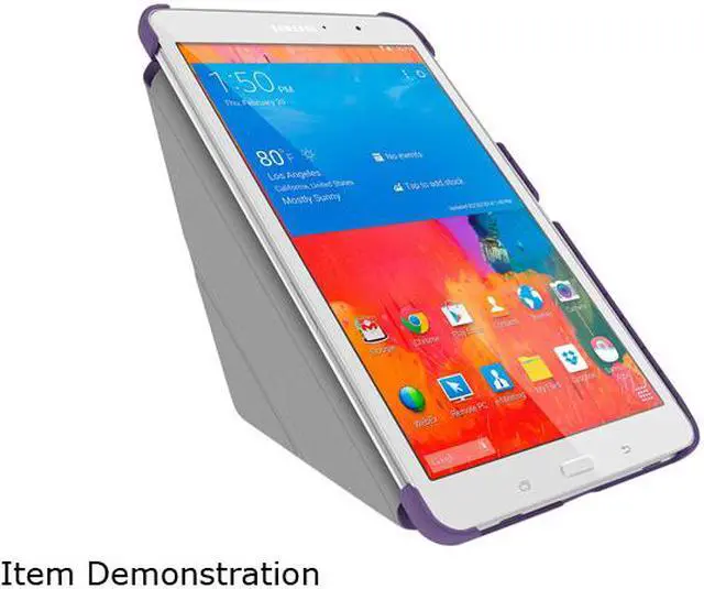 rooCASE Purple Slim Shell Origami Case For Samsung Galaxy Tab Pro 8.4 ...