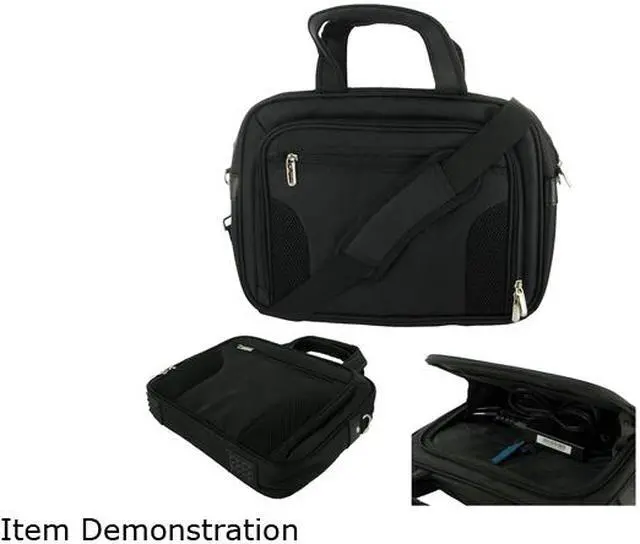 rooCASE Black Deluxe Carrying Bag for 10", 11.6" Netbook & Tablet Model ...