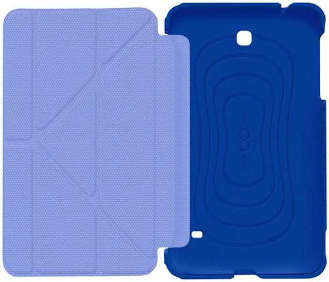 rooCASE Palatinate Blue / Aruba Blue Origami 3D Slim Shell Folio Case ...