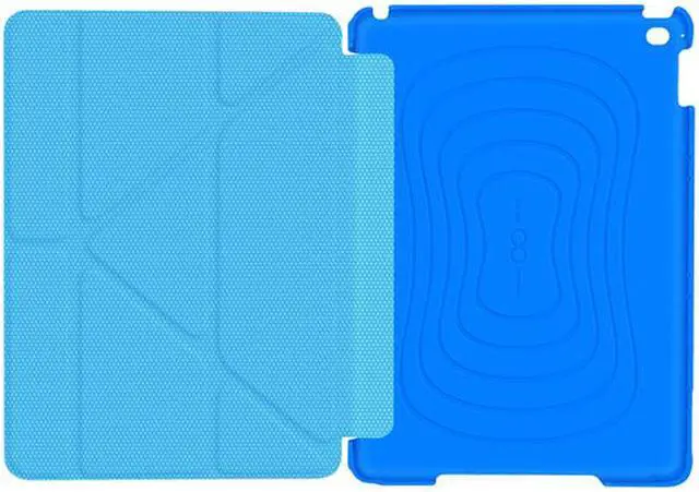 rooCASE Pacific Blue / Barbados Blue Origami 3D Slim Shell Case for ...