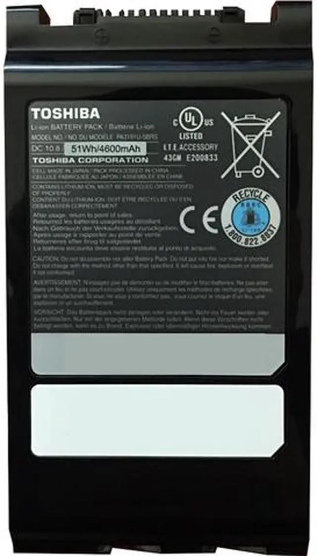Refurbished: TOSHIBA PA3191U-5BRS Notebook Battery - Newegg.com