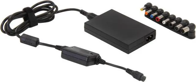 V7 AC2090U8-N6 Ultra Slim Universal Adapter with Fast Charging USB Port ...