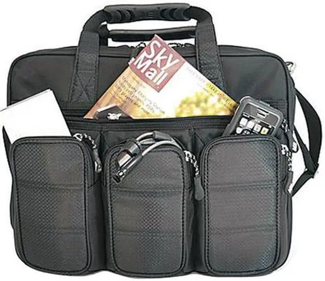 Mobile Edge Black 15.4" ScanFast Checkpoint Friendly Briefcase Model ...