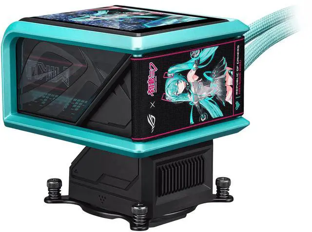 ASUS ROG RYUO IV 360 ARGB Hatsune Miku Edition with curved 6.67-inch ...