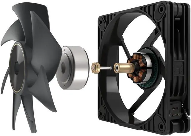 ASUS ProArt PF120 3-Pack 120mm PWM Fans, 3000RPM, High Airflow/Static ...