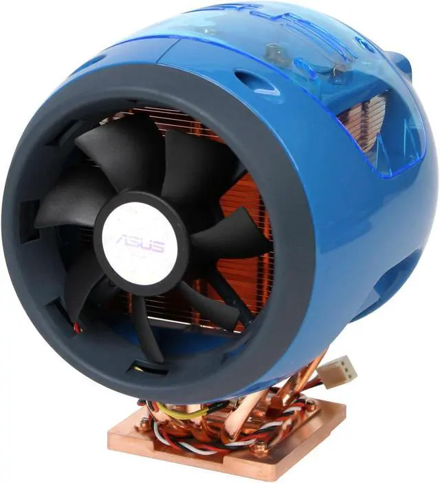 ASUS STAR ICE (BLUE) 80mm Ball CPU Cooling Fan/Heatsink - Newegg.com