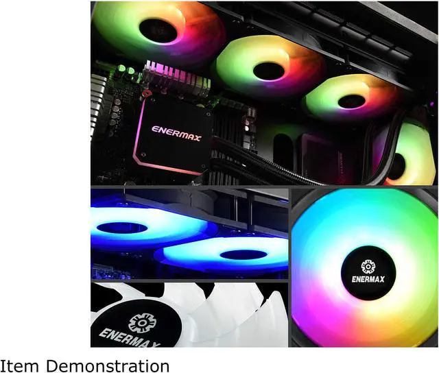Open Box: Enermax HF120 RGB PWM 120mm Case Fan, Addressable RGB Sync ...