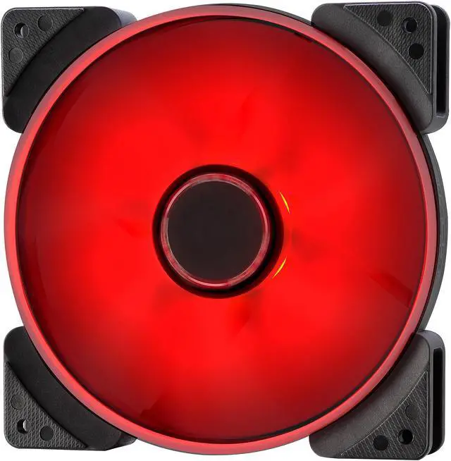 Fractal Design Prisma SL-14 140mm Red LED Long Life Sleeve Bearing Computer Case Fan - Newegg.com