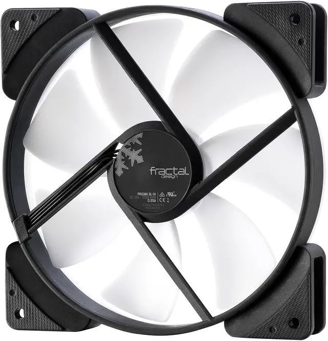 Fractal Design Prisma SL-14 140mm Red LED Long Life Sleeve Bearing Computer Case Fan - Newegg.com