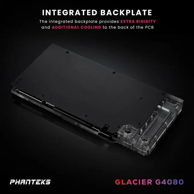 Phanteks Glacier G4080 ASUS GPU Block for ASUS ROG STRIX / TUF gaming ...