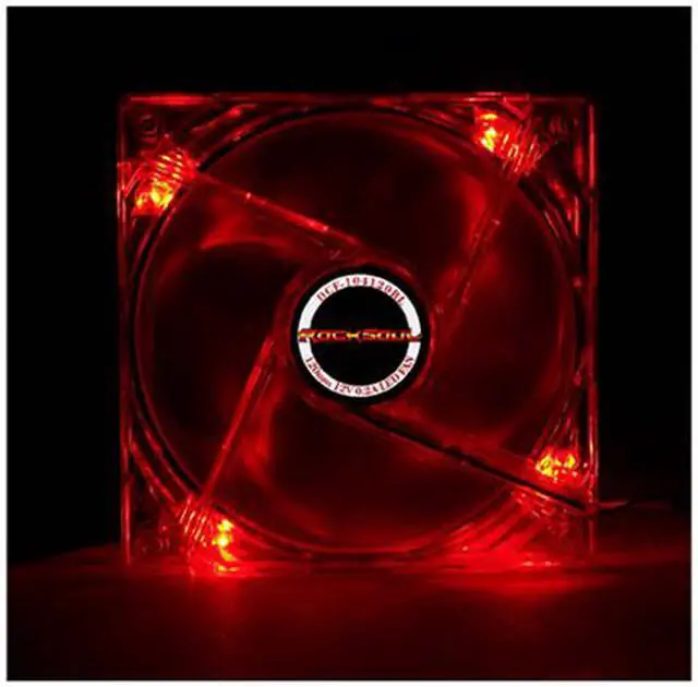 AWA Technology DCF-104120RL Red LED Case Fan - Newegg.com