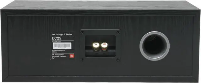 JBL NORTHRIDGE E EC25 Center Channel (Black Ash 75 watts Continuous ...