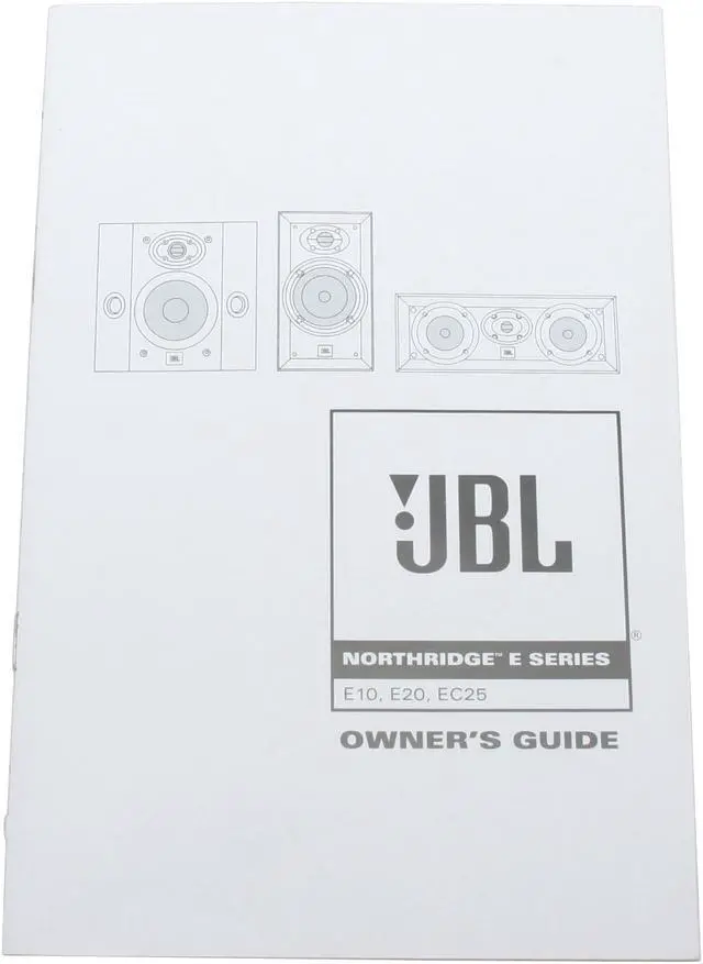 JBL NORTHRIDGE E EC25 Center Channel (Black Ash 75 watts Continuous ...
