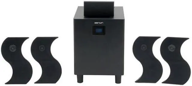 BENWIN FX5.1B 5.1CH 680W Home Audio Speakers W/ Black Color & Wireless ...