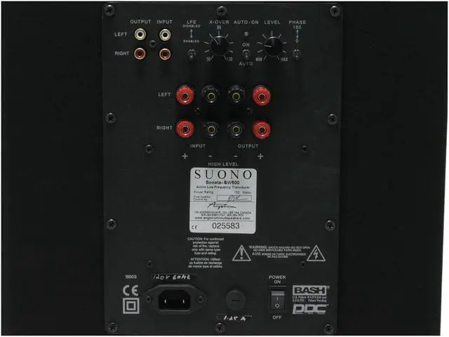 Angstrom SUONO Sonata SW500 Active Free-Standing Low Frequency ...