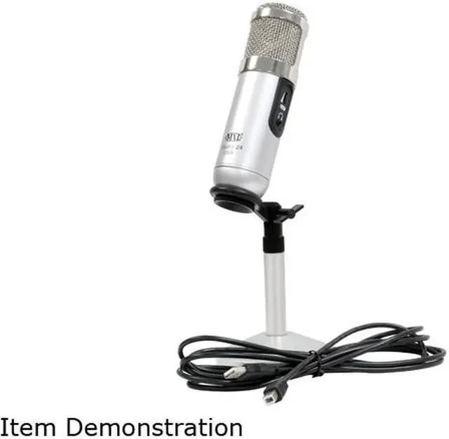 MXL MXL-STUDIO 24 USB Whilt, Silver 24-bit USB Microphone - Newegg.com