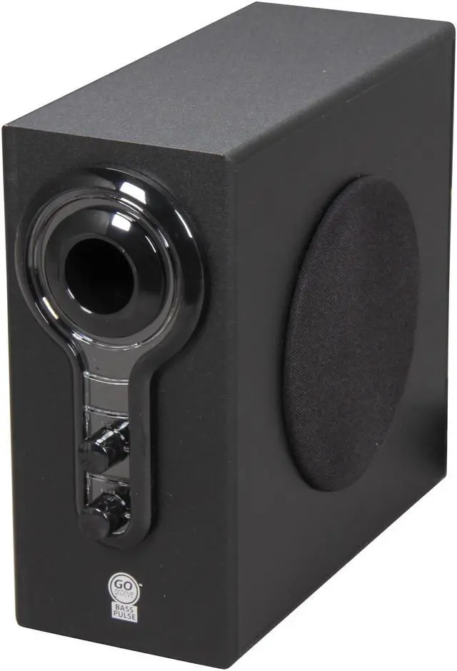 GOgroove BassPULSE Hi-Fidelity 2.1 Speaker Sound System with Subwoofer ...