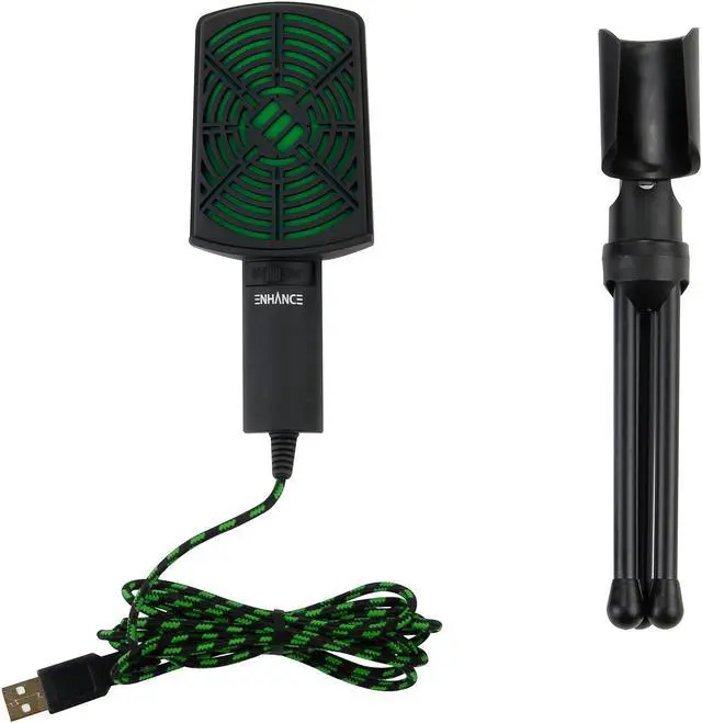 Enhance USB Condenser Microphone - Green (ENPCCM1100GNEW) - Newegg.com