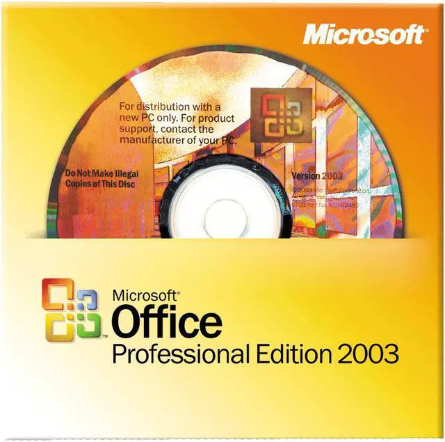 Microsoft Office Professional 2003 SP2 Single Pack - Newegg.com