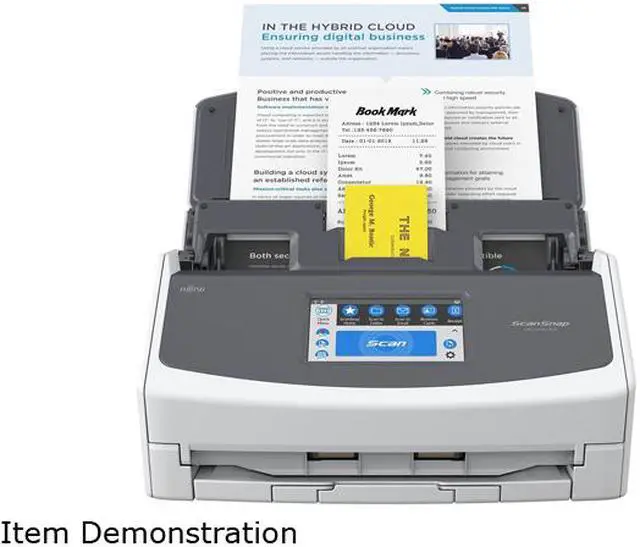 Open Box: Fujitsu ScanSnap iX1600 Deluxe Color Duplex Document Scanner ...