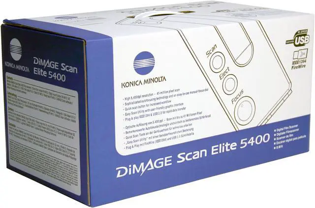 Konica Minolta DiMAGE Elite 5400 Film Scanner - Newegg.com