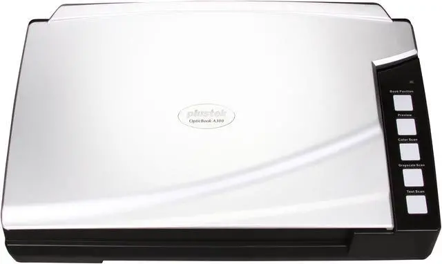 Plustek OpticBook A300 Large Format Flatbed Book Scanner (271-BBM21-C ...