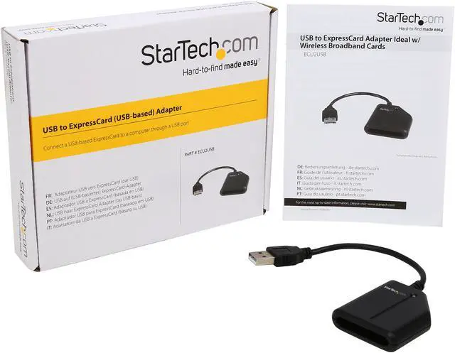 StarTech ECU2USB USB to ExpressCard Adapter Ideal for Wireless ...