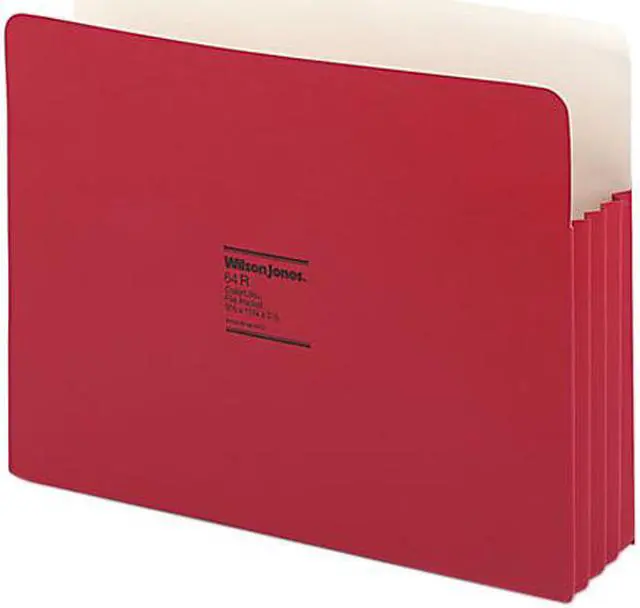 Wilson Jones 64R ColorLife 3 1/2 Inch Expansion Pocket, Straight Tab ...