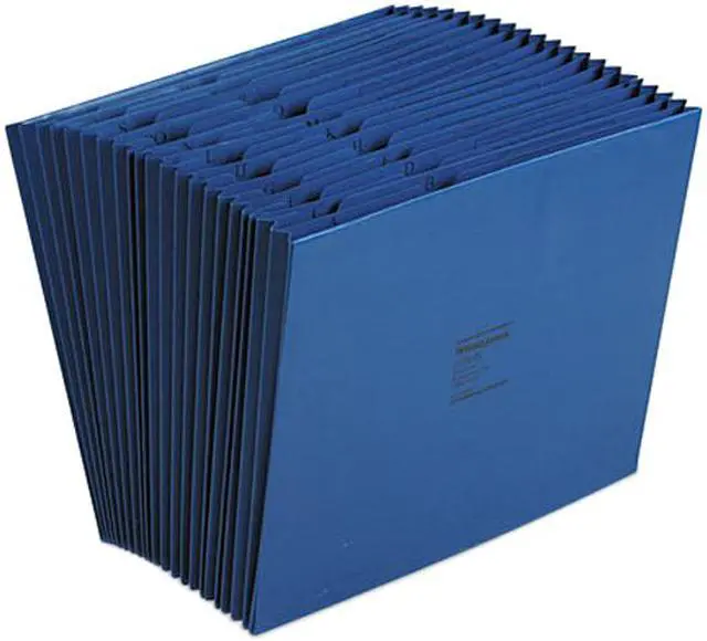Wilson Jones C17A-BL ColorLife Expanding A-Z Indexed Files, 21 Pockets ...