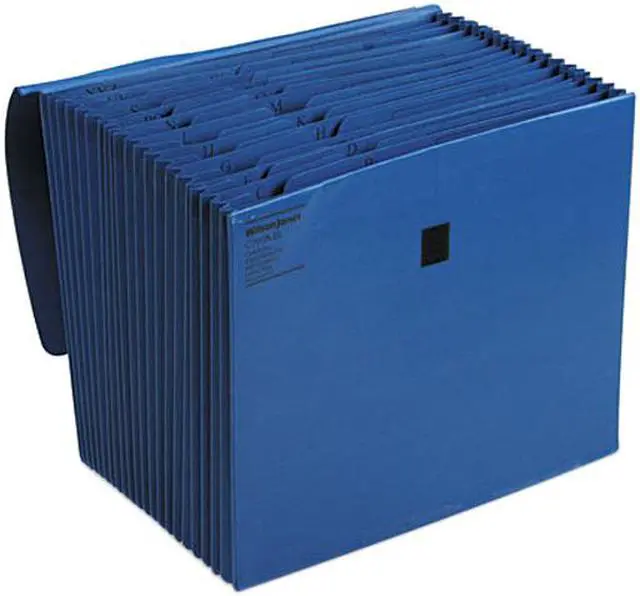 Wilson Jones C7117A-BL ColorLife Expanding A-Z Files with Hook-and-Loop ...