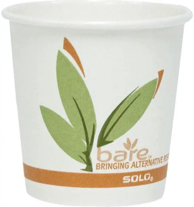 Solo Cup 370RC-J8484 Bare Eco-Forward PCF (Post Consumer Fiber) Paper ...