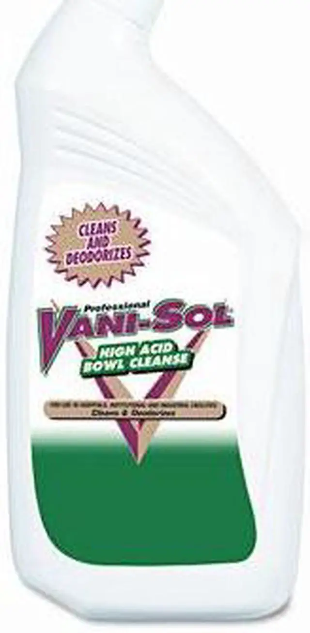 Professional VANI-SOL 02212CT High Acid Bowl Cleanser, 12 32 oz Bottles ...