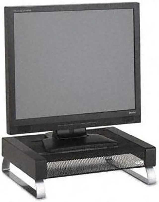 Rolodex 82411 Small Wire Mesh Monitor Stand, 14 1/2w x 11 7/8d x 4 3/8h ...