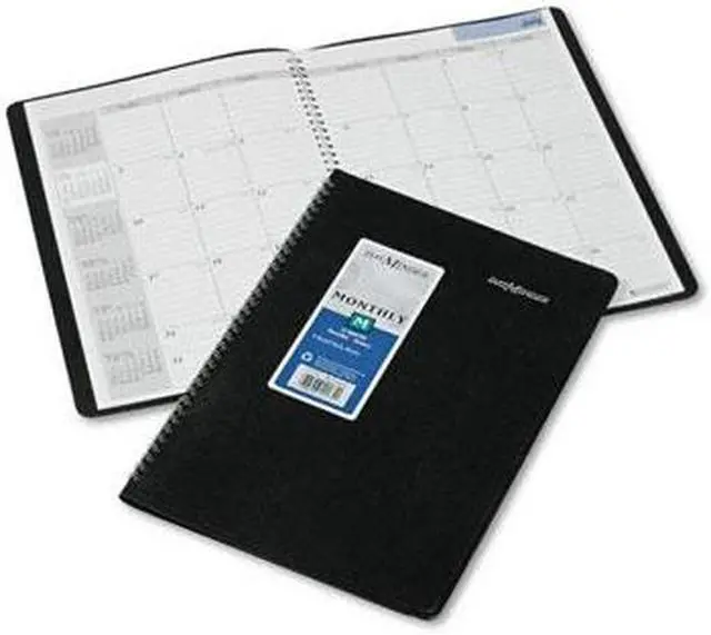 DayMinder G470-00 Monthly Planner, 7 7/8 x 11 7/8, Black, 2015-2017, 14 ...