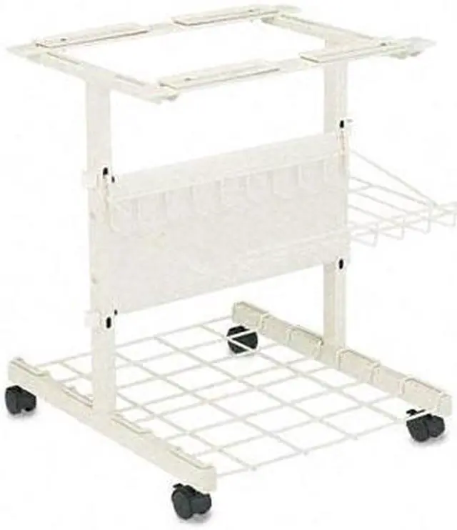 BALT 21701 Adjustable Printer Stand with Printout Basket, 24 x 29 x 29 ...