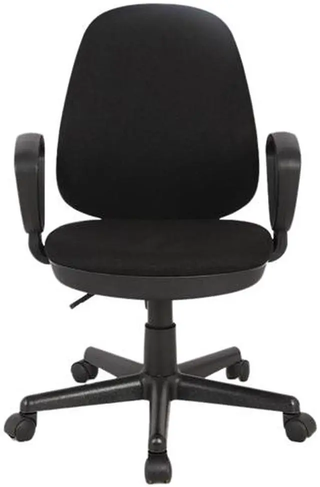 INLAND 05168A Mid-back Fabric Ergonomic Office Chair Black - Newegg.com