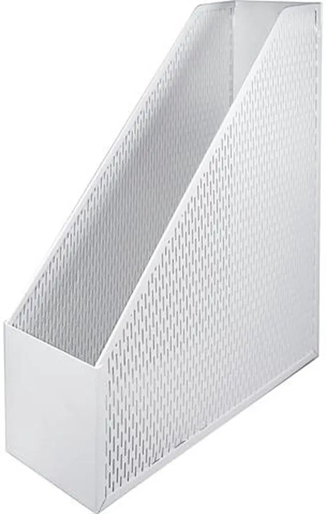 Artistic ART20004WH Urban Collection Punched Metal Magazine File, 11.50 ...