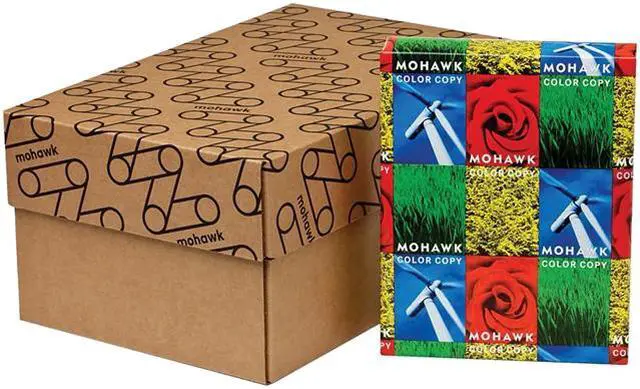 Mohawk Color Copy Gloss Paper, 94 Brightness, 32lb, 17 x 11, Pure White ...