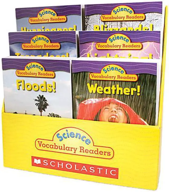 Scholastic 0545015987 Science Vocabulary Readers: Wild Weather, 36 ...