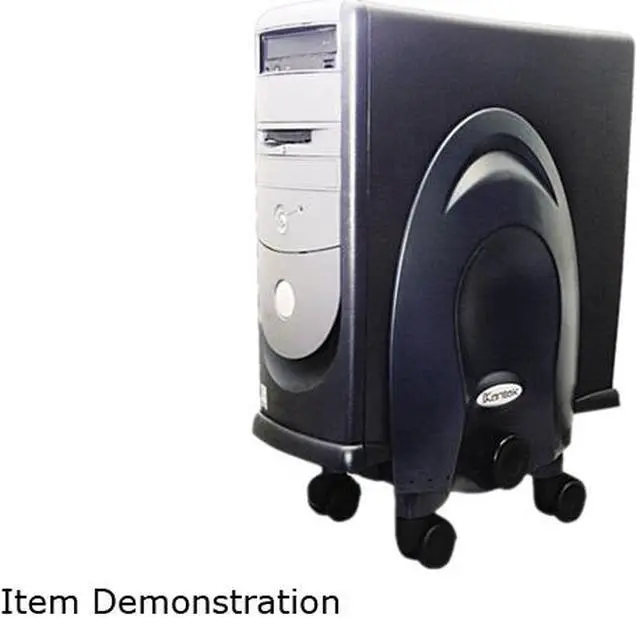 Kantek CS270B Deluxe Mobile CPU Stand, 12w x 12d x 18h, Black - Newegg.com
