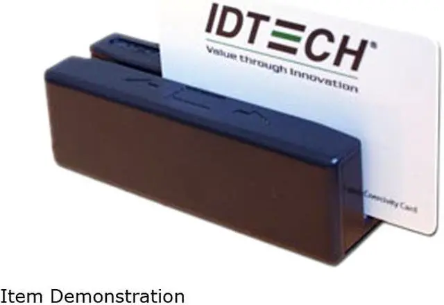 ID TECH SecureMag IDRE-335133B SecureMag Card Reader (Black) - USB HID ...