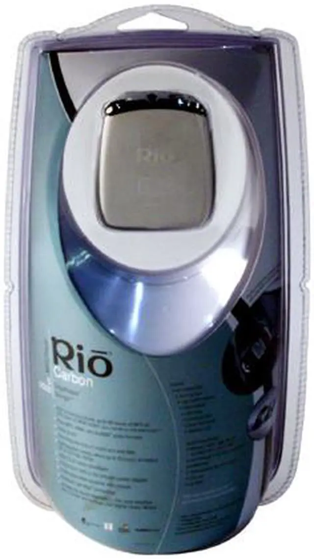 Rio Silver 5GB MP3 Player Carbon - Newegg.com