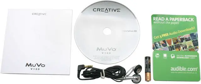 Creative MuVo White 1GB MP3 Player V100 - Newegg.com