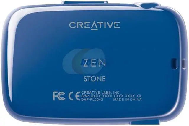 Creative ZEN STONE Blue 1GB MP3 Player - Newegg.com