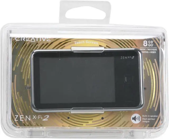 Creative ZEN X-Fi2 3" Black 8GB MP3 / MP4 Player - Newegg.com