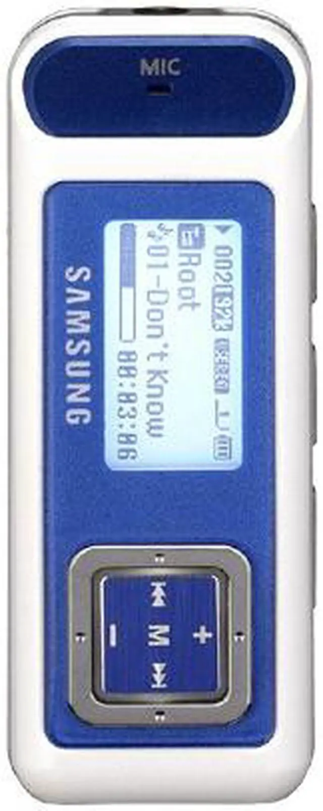 SAMSUNG 1.0" Silver/Blue 512MB MP3 Player YP-C1X - Newegg.com