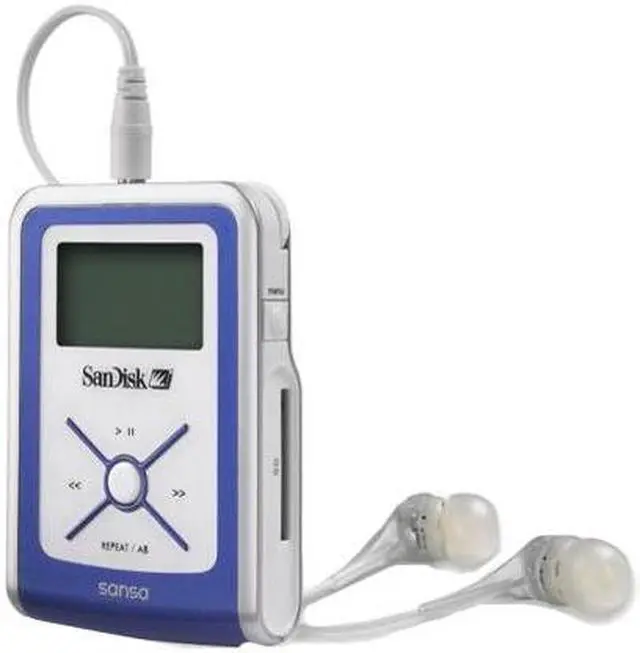 SanDisk Blue 512MB MP3 Player SDMX2-512-A18 - Newegg.com