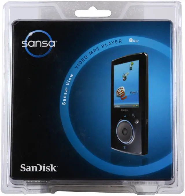 SanDisk Sansa View 2.4" Black 8GB MP3 Player - Newegg.com