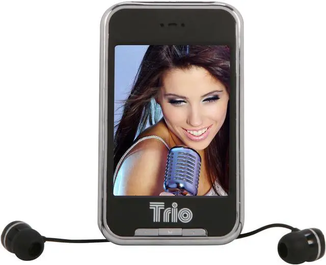 Mach Speed 2.8" Black 4GB Media Player Trio Touch 4 - Newegg.com